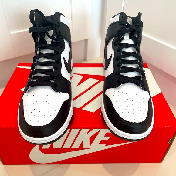 Nike | Shoes | Nike Dunk Hi Retro Pandas | Poshmark